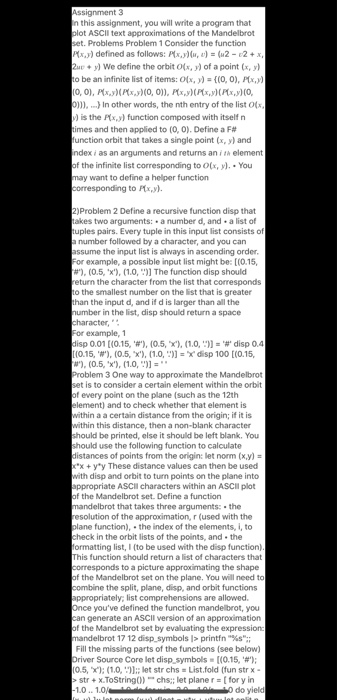 Solved Assignment 3 In This Assignment You Will Write A 