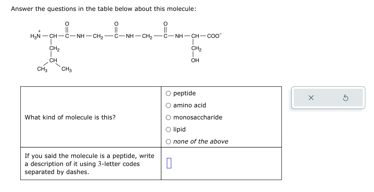 Solved Answer the questions in the table below about this | Chegg.com