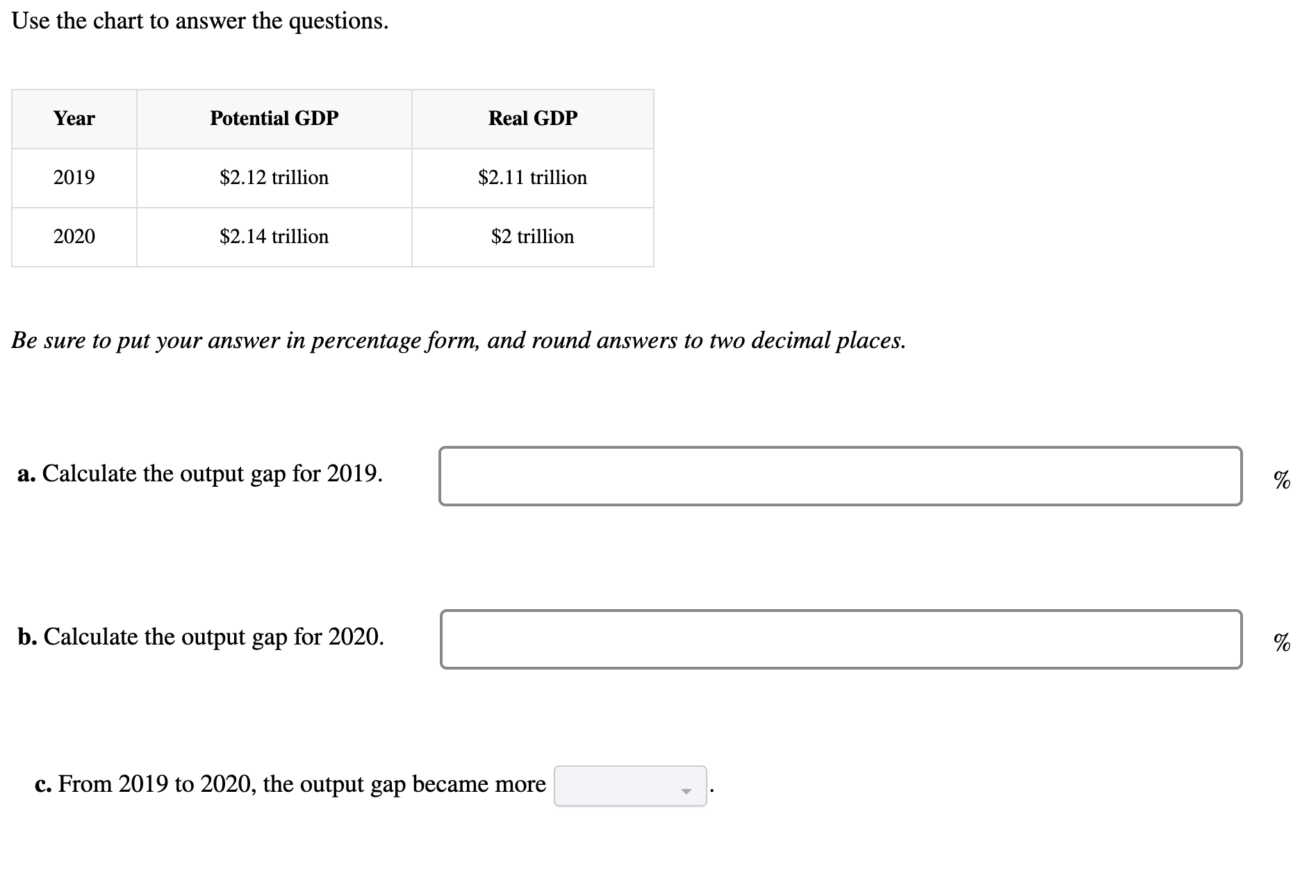 Solved Use the chart to answer the questions.Be sure to put | Chegg.com