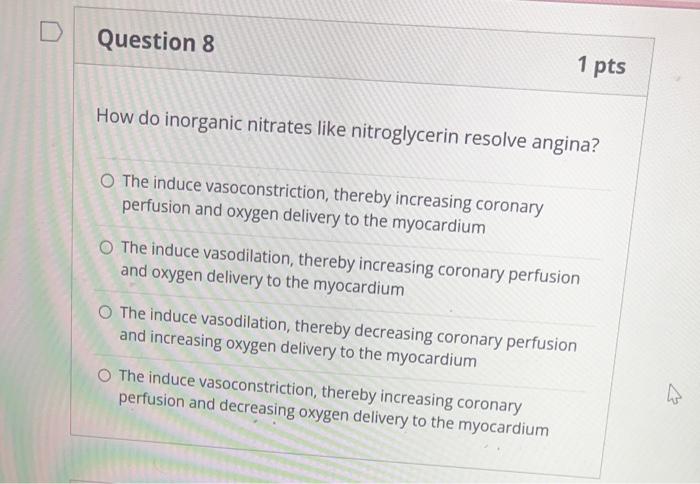 Solved How do inorganic nitrates like nitroglycerin resolve | Chegg.com