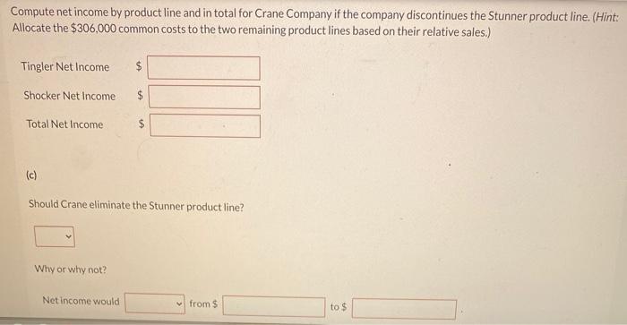 Solved Crane Company makes three models of tasers. | Chegg.com