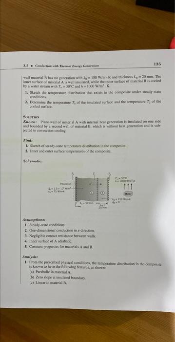 Solved Example 3.7 Incropera Heat Transfer is solved to be | Chegg.com