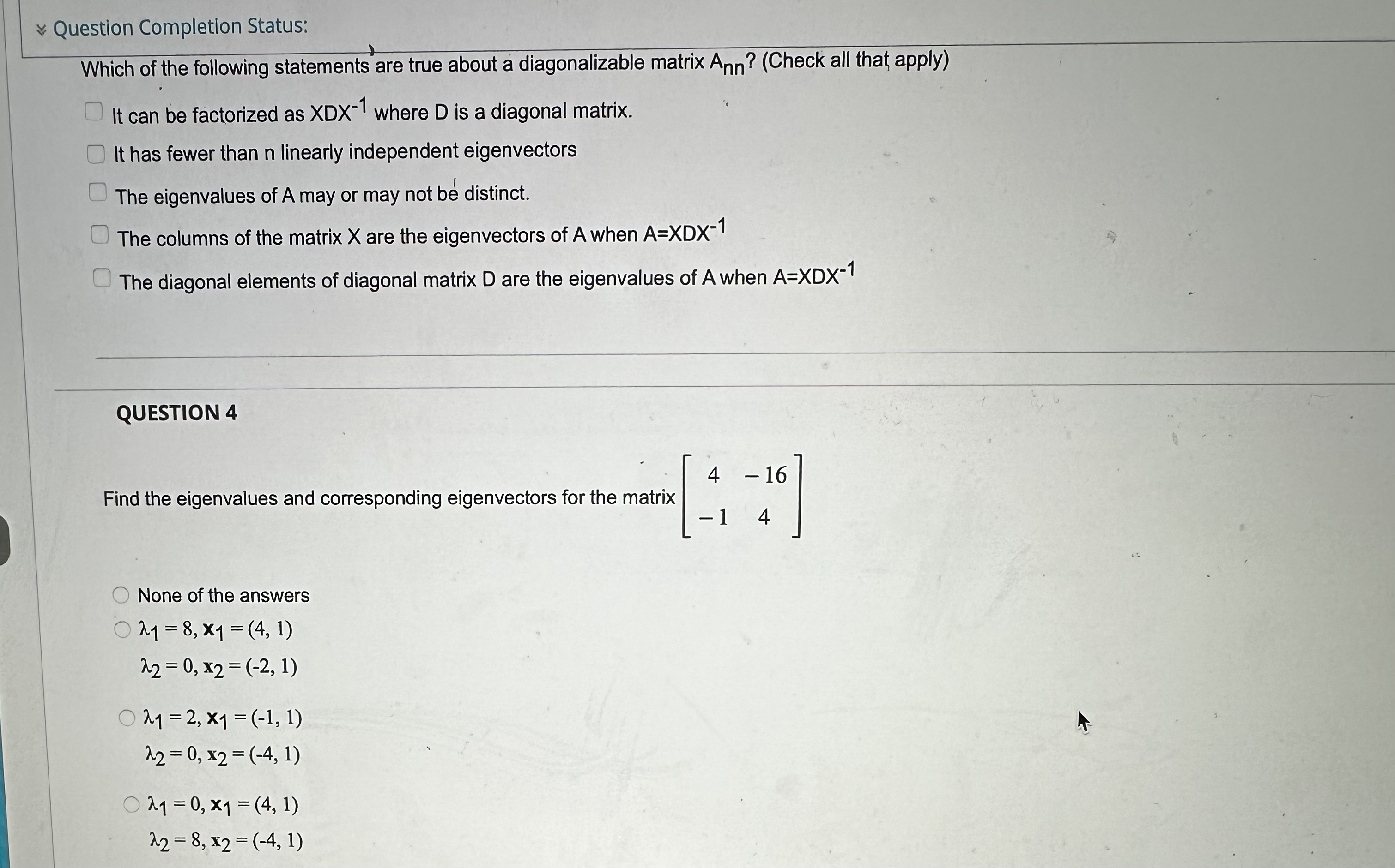 Solved Questions 3&4 ﻿Which of the following statements are | Chegg.com