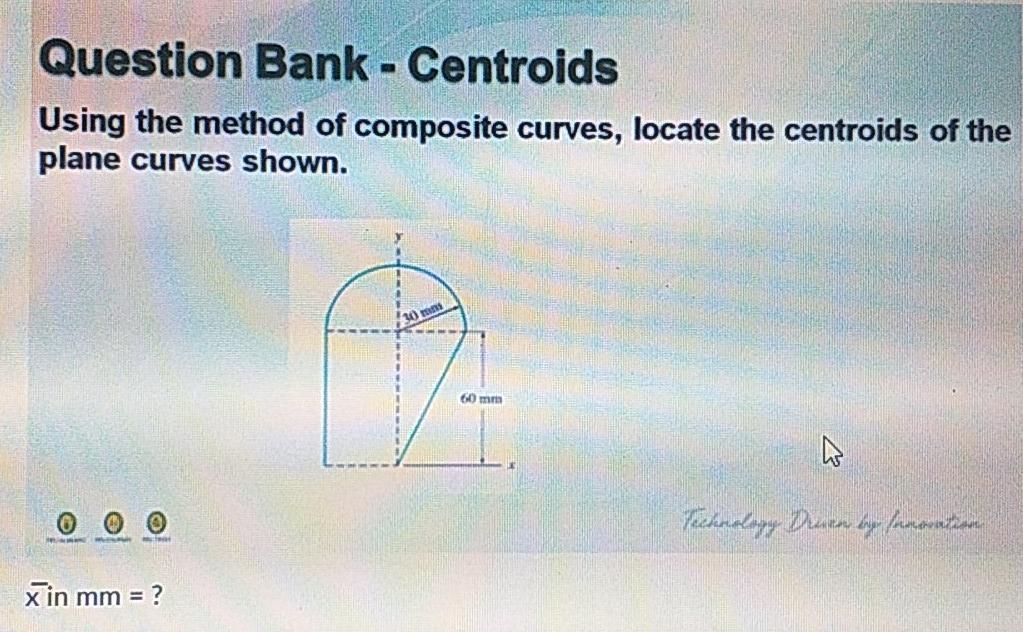 Solved use the method of composite areas to calculate the | Chegg.com