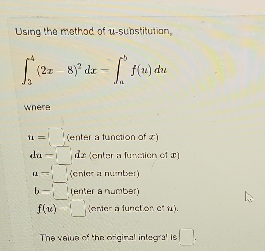 Solved Using the method of | Chegg.com