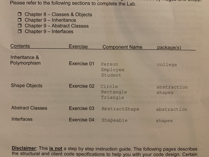 Solved Please refer to the following sections to complete | Chegg.com