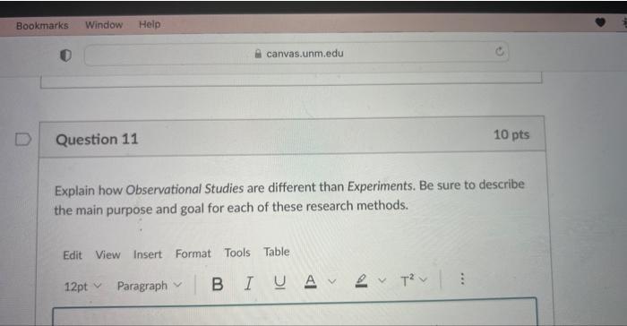 Solved Explain how Observational Studies are different than | Chegg.com