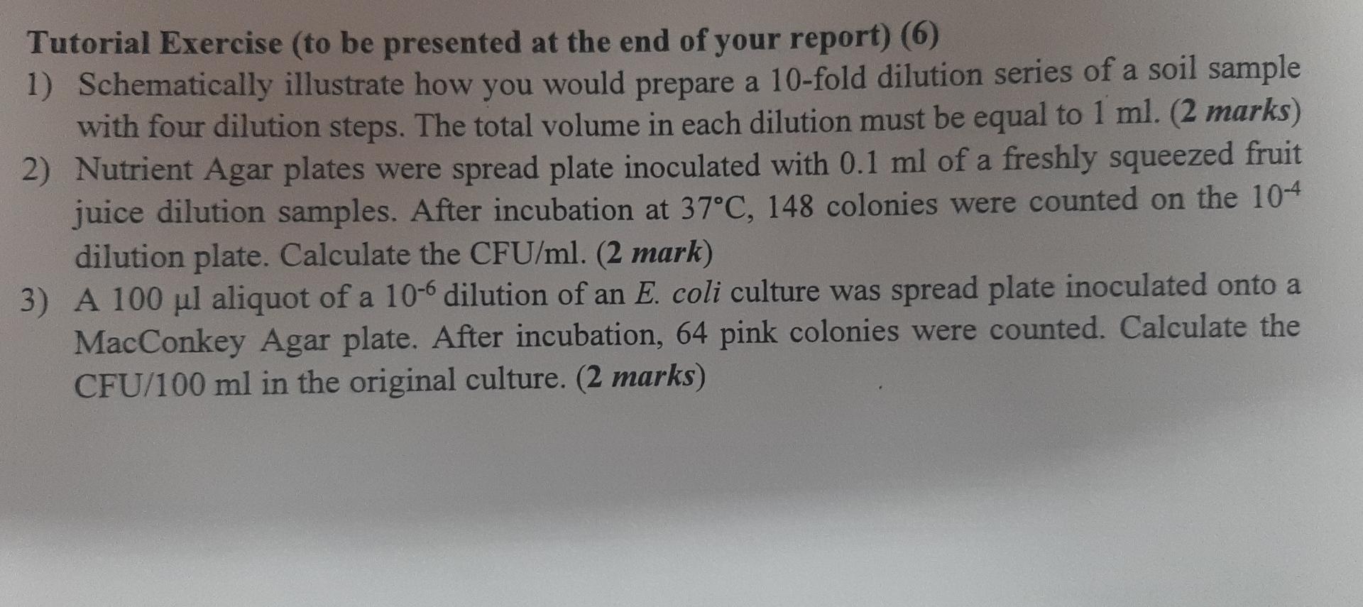 Solved Tutorial Exercise (to be presented at the end of your | Chegg.com