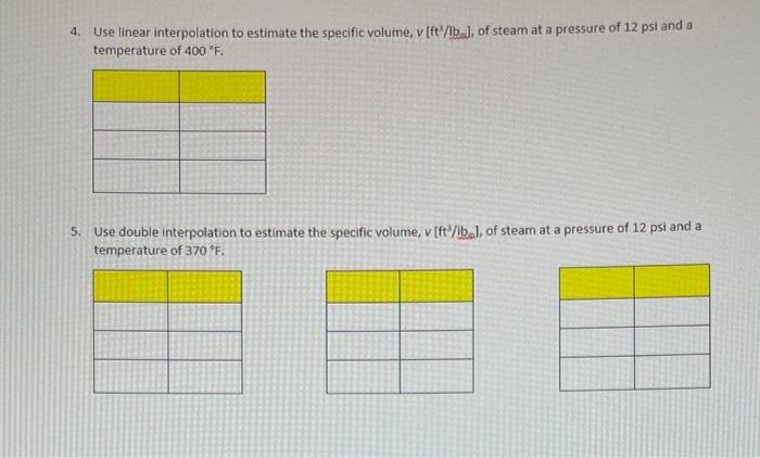 Solved 1. Use linear interpolation to estimate the boiling | Chegg.com