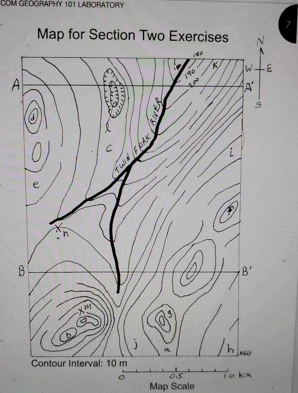Solved COM GEOGRAPHY 101 LABORATORY Section Two: Annotate | Chegg.com