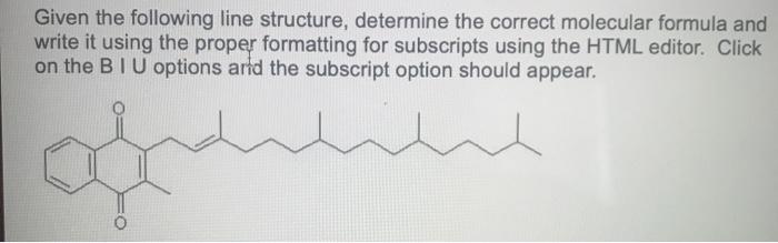Solved Given The Following Line Structure Determine The