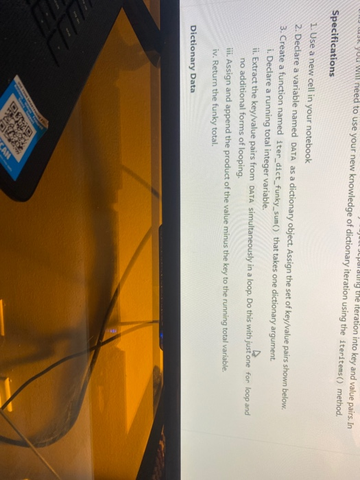 Solved Jepalaning the iteration into key and value pairs. In | Chegg.com