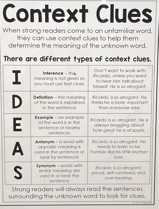 Context Clues Practice: Excerpt from Thomas King, | Chegg.com