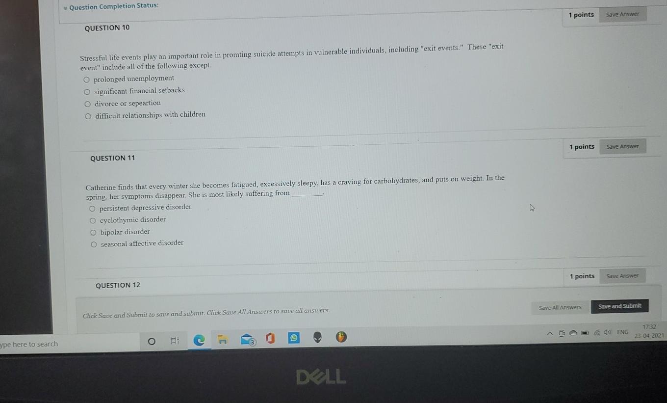 Solved Question Completion Status: QUESTION 3 1 points Save | Chegg.com