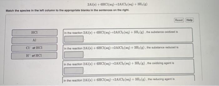 Solved For each of the following reactions, identify the | Chegg.com