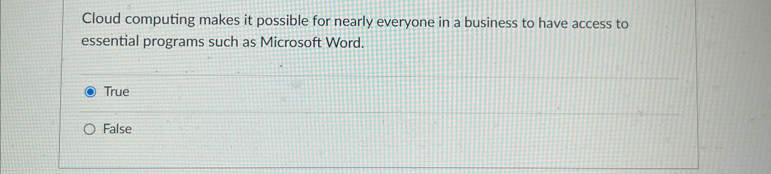 Solved Cloud computing makes it possible for nearly everyone | Chegg.com