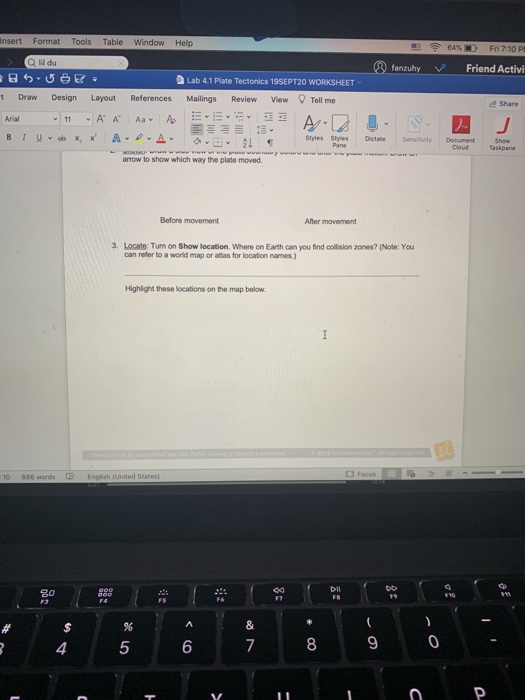 Solved Insert Format Tools Table Window Help 64%D Fri 7:10 | Chegg.com