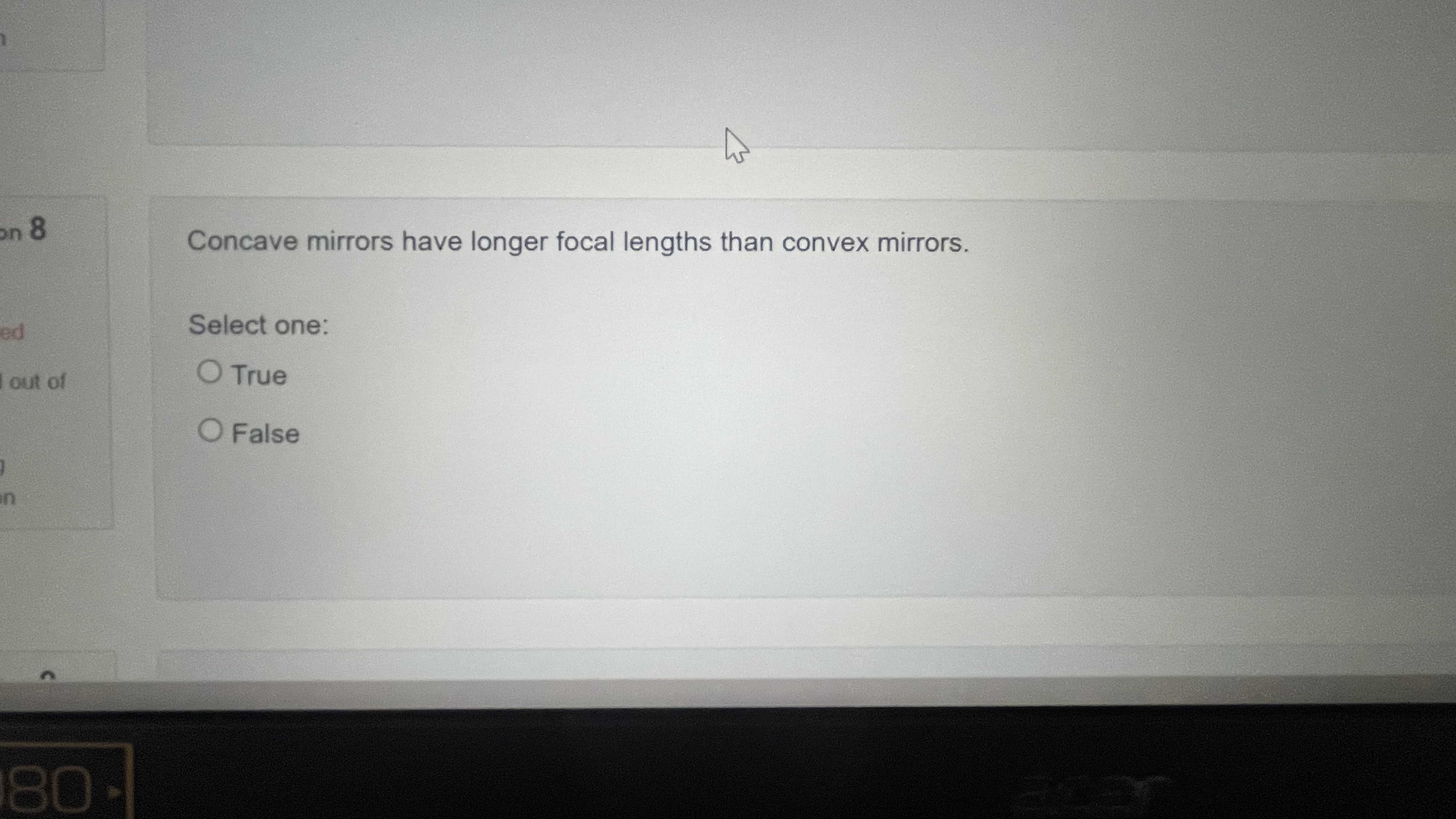Solved Concave mirrors have longer focal lengths than convex | Chegg.com