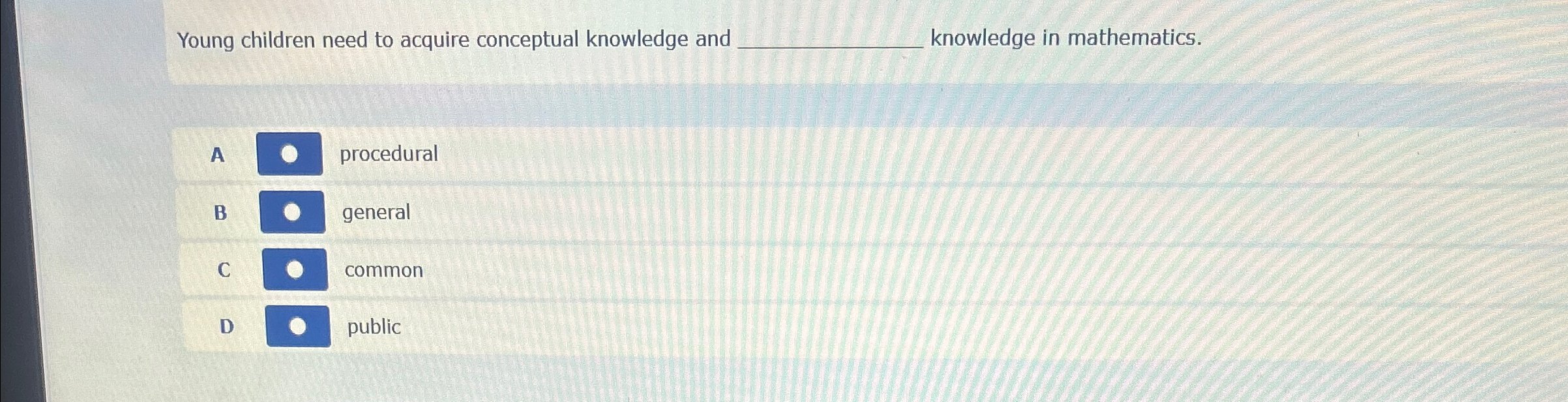 Solved Young children need to acquire conceptual knowledge | Chegg.com