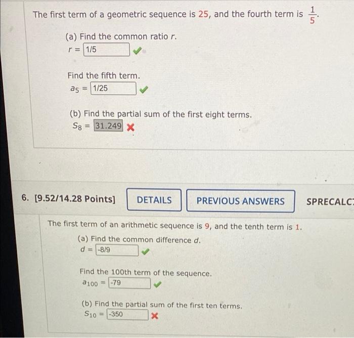 Solved n arithmetic sequence begins 6,11,16,21,26,…. (a) | Chegg.com