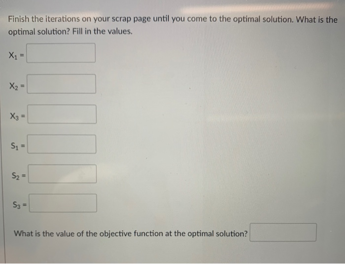 Solved A partially completed, initial simplex tableau is | Chegg.com