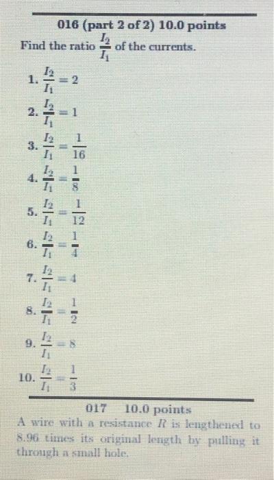 Solved 015 (part 1 of 2 ) 10.0 points Consider two | Chegg.com