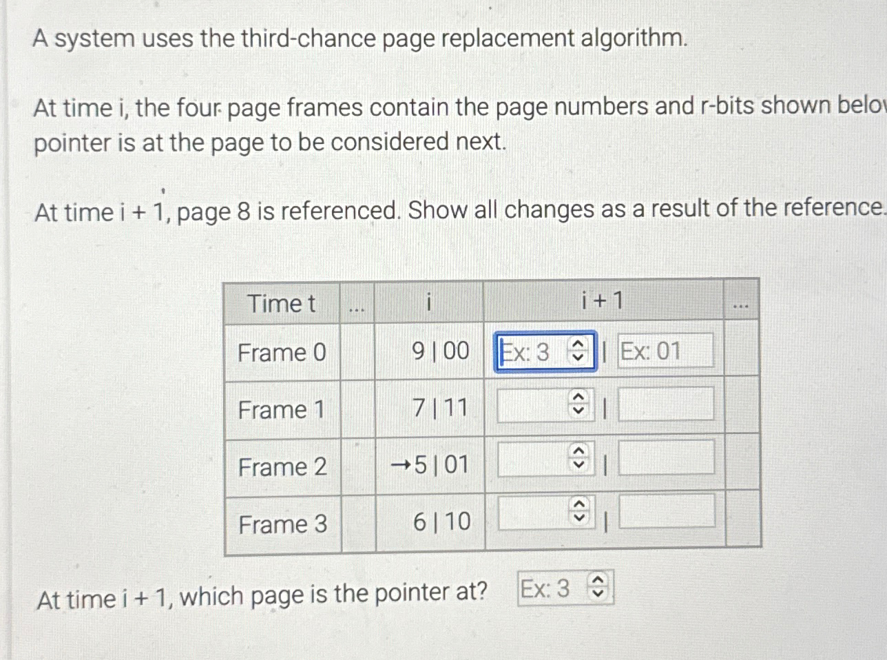 A system uses the third-chance page replacement | Chegg.com
