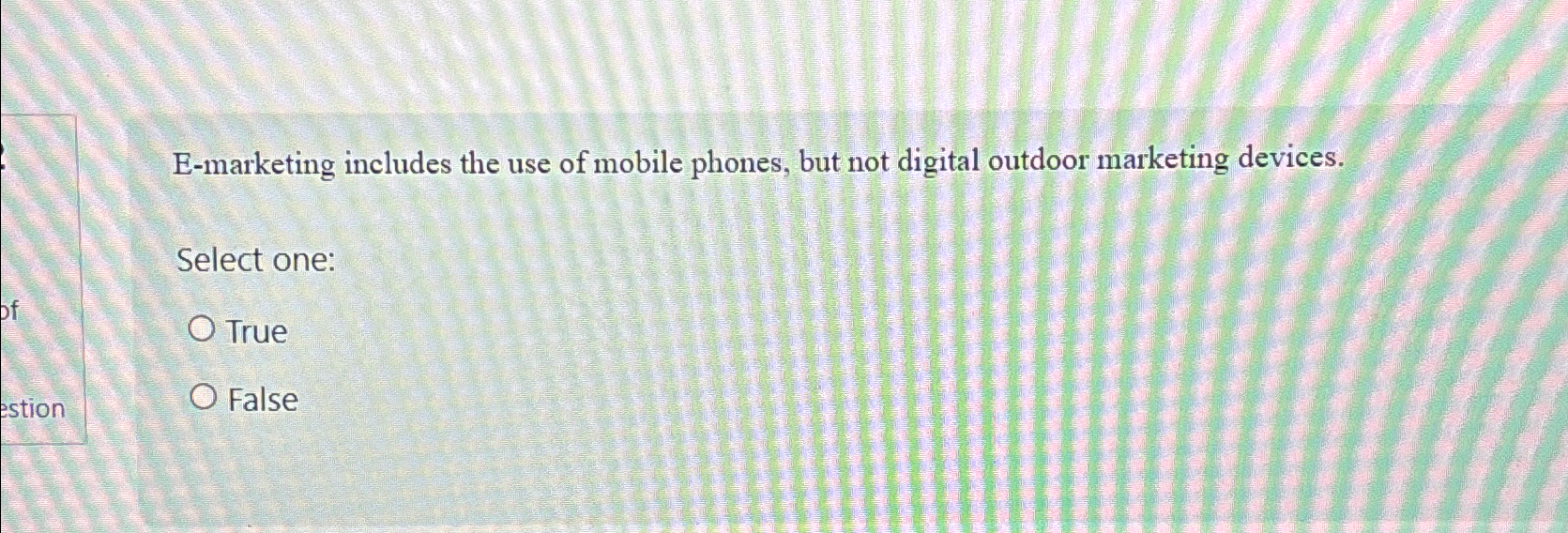 Solved E-marketing includes the use of mobile phones, but | Chegg.com