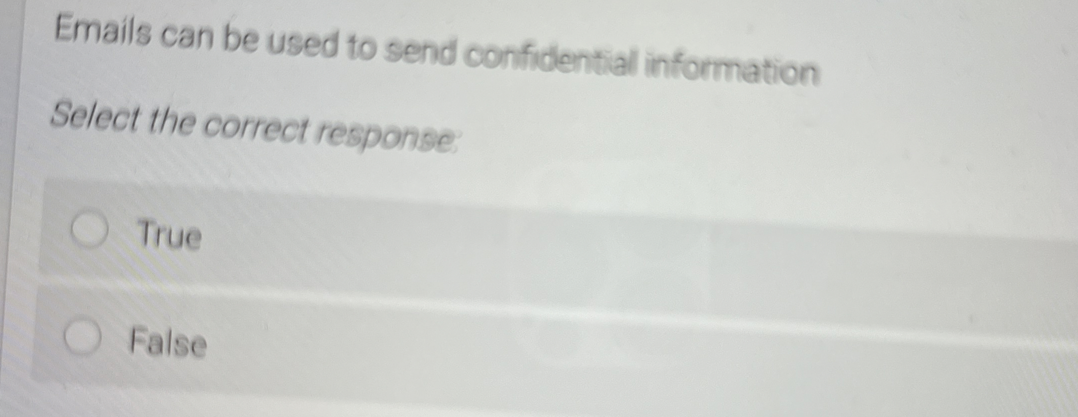 Solved Emails can be used to send confidential | Chegg.com