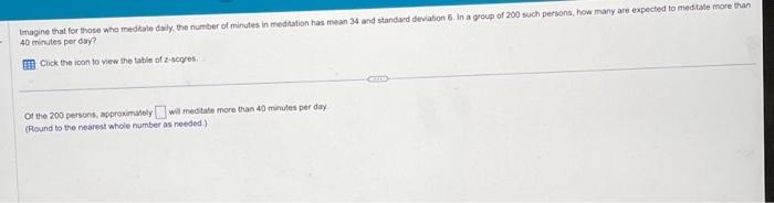 Solved Imagine that for those who medasie daly, the number | Chegg.com