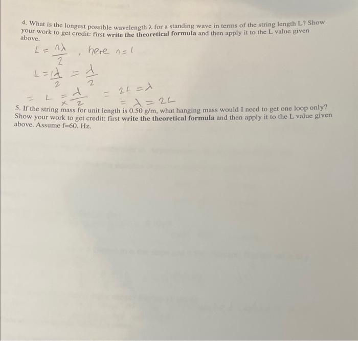 Solved 4. What is the longest possible wavelength λ for a | Chegg.com