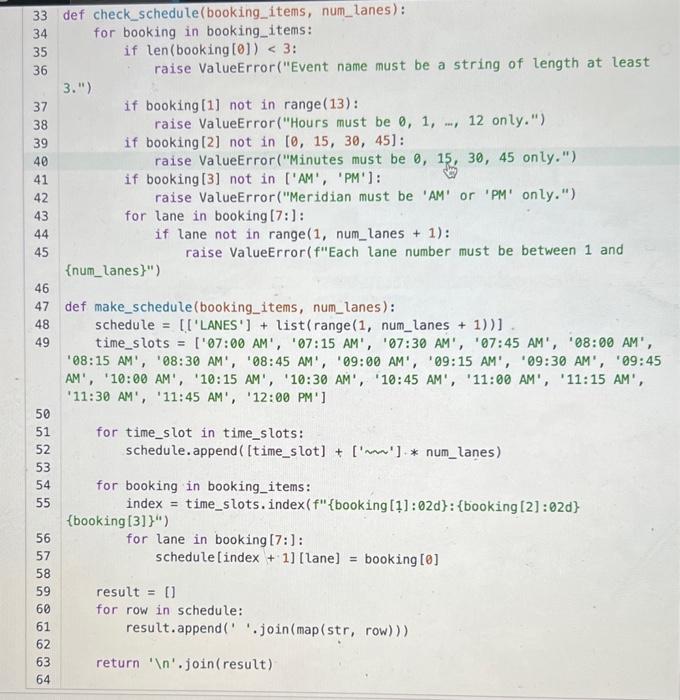 Solved The pictures below shows my code, ALL the failed | Chegg.com