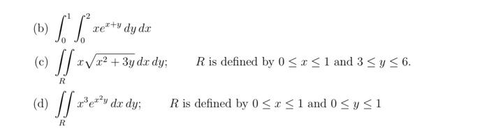 Solved 4. Evaluate each double integral. [If the function | Chegg.com