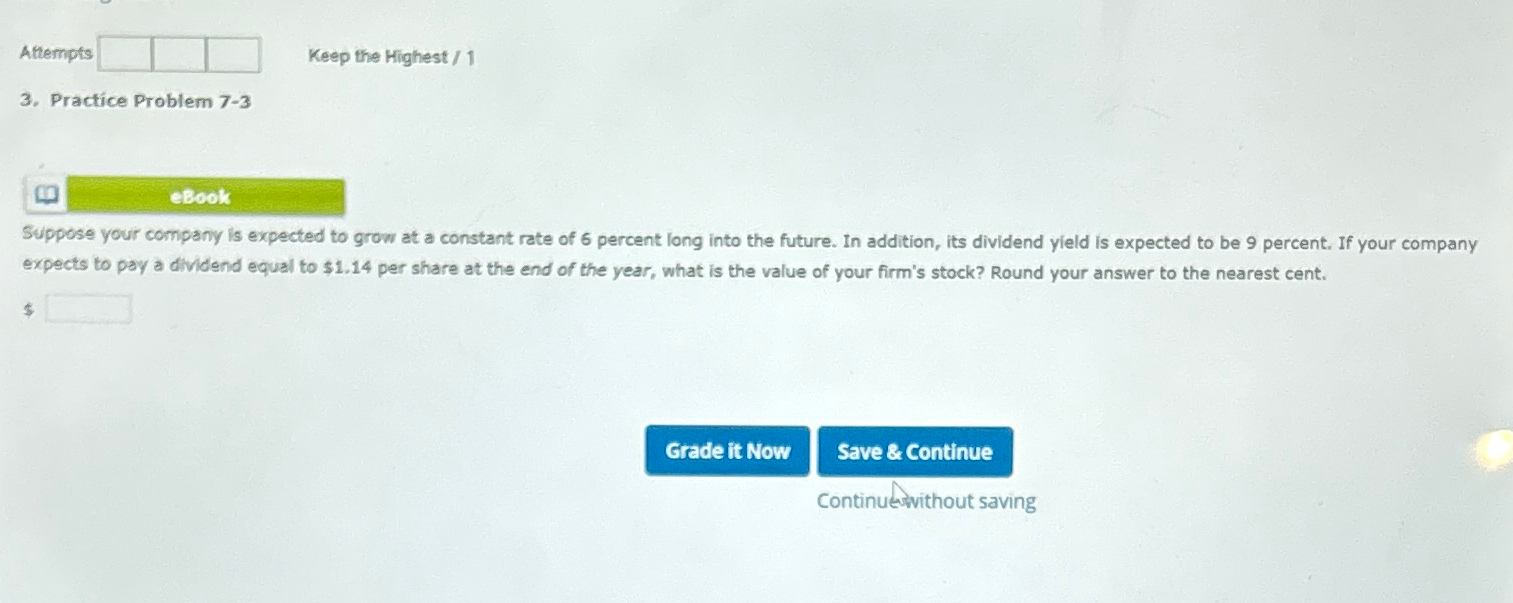 Solved AttemptsKeep the Highest / 13. ﻿Practice Problem | Chegg.com