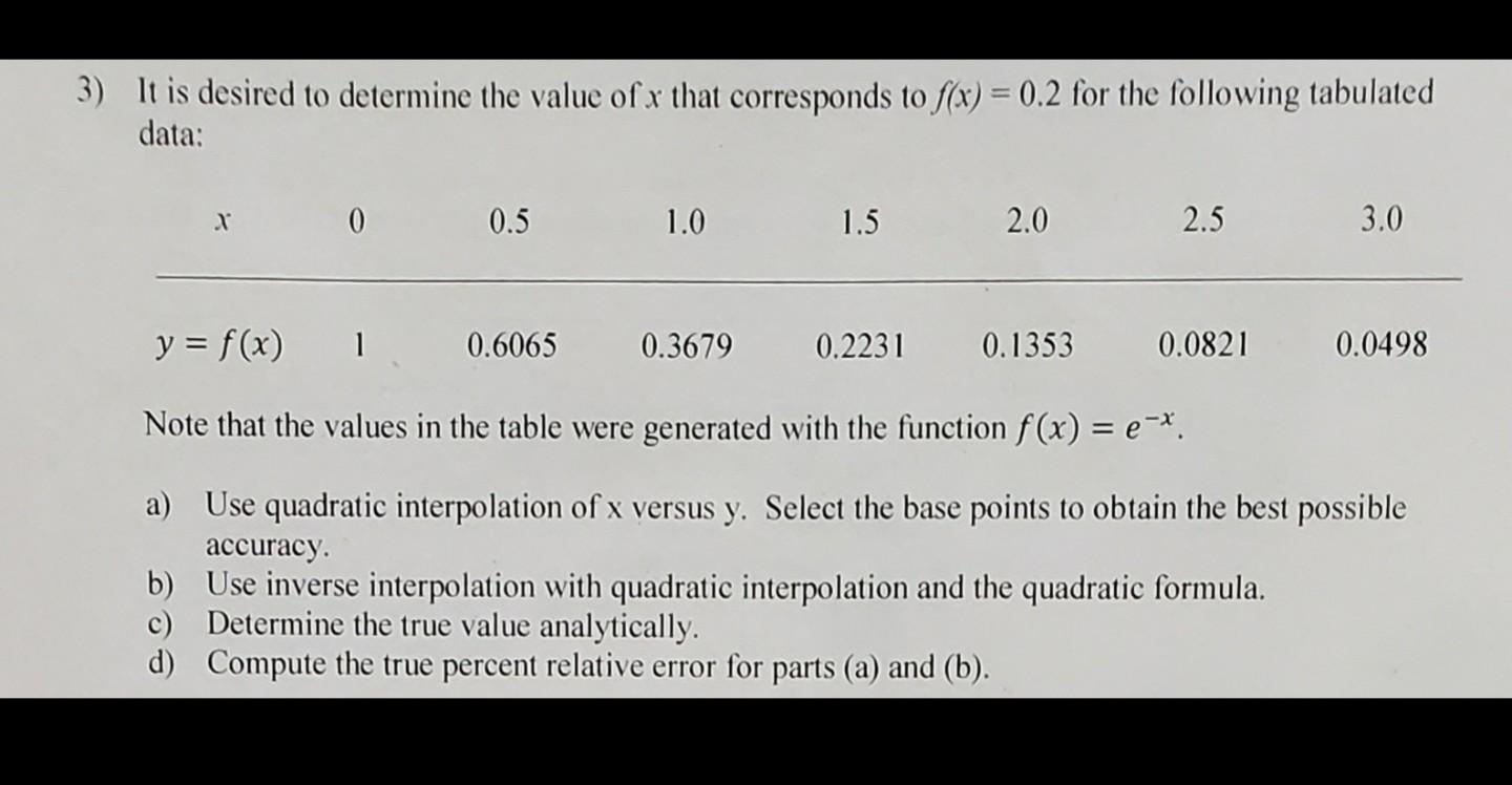 Solved It is desired to determine the value of x that | Chegg.com
