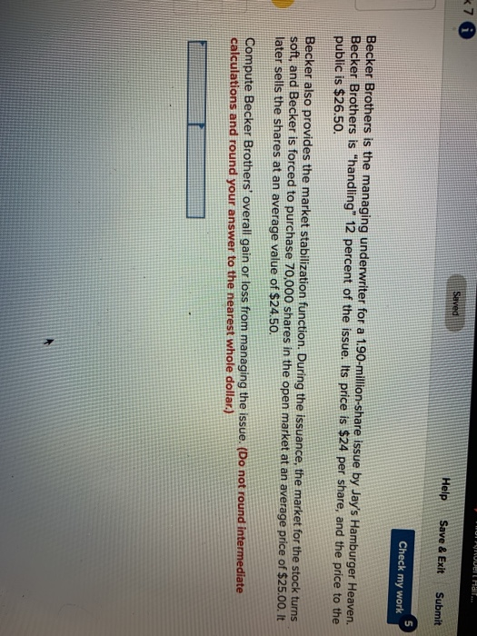 Solved 70 Saved Help Save And Exit Submit Check My Work 