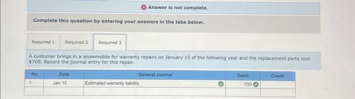 Solved Tableau DA 9-2 (Static): Exercise, Warranty expense | Chegg.com