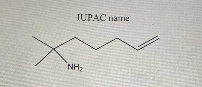 Solved IUPAC name NH2 | Chegg.com