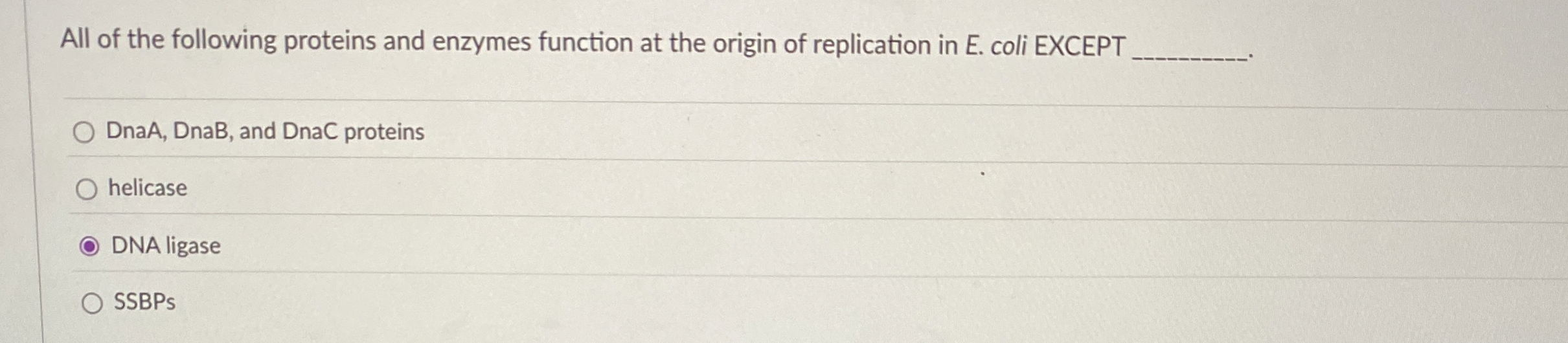 Solved All of the following proteins and enzymes function at | Chegg.com