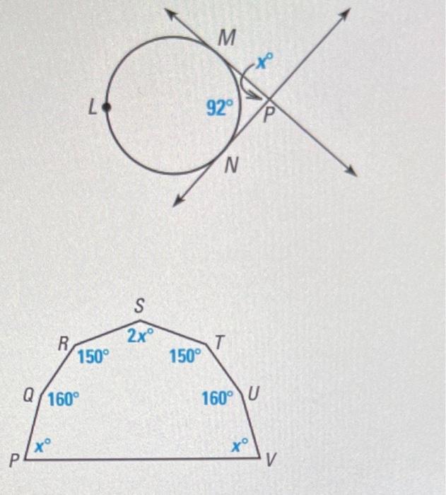 Solved find the value of x | Chegg.com