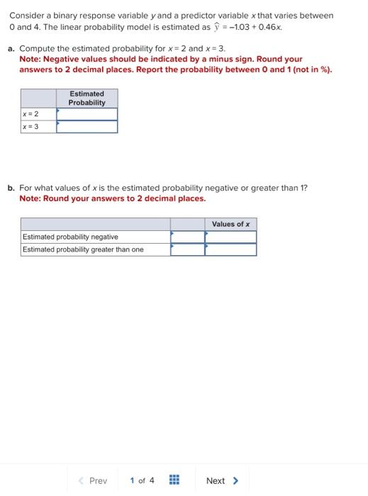 Solved Consider A Binary Response Variable Y And A Predictor