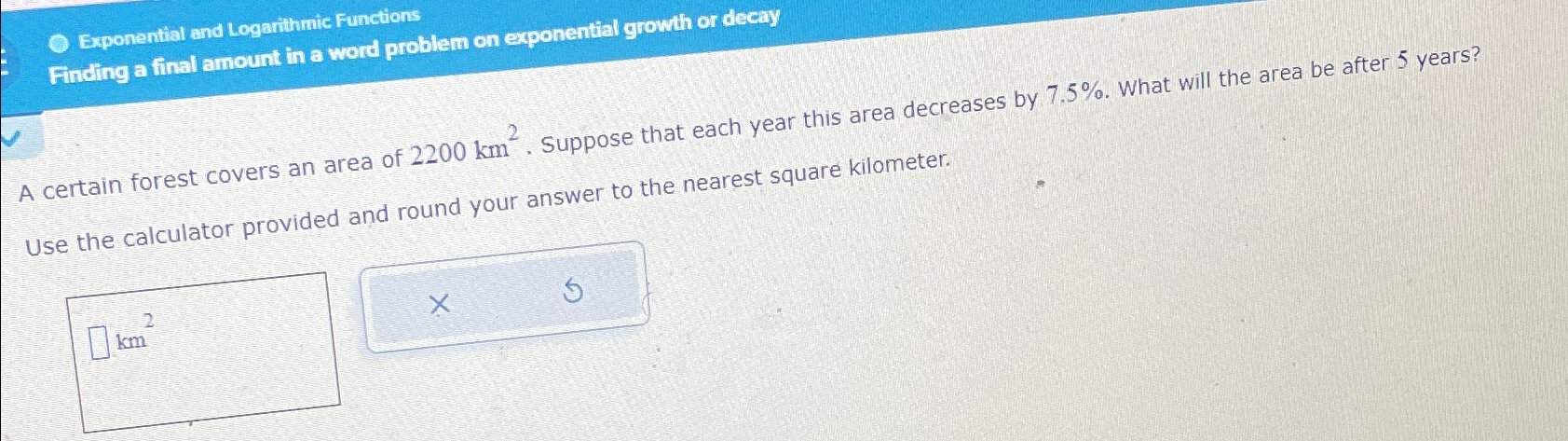 Solved Exponential and Logarithmic FunctionsFinding a final | Chegg.com