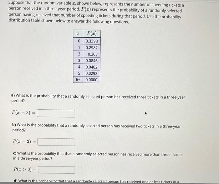 Solved Suppose that the random variable x, shown below, | Chegg.com