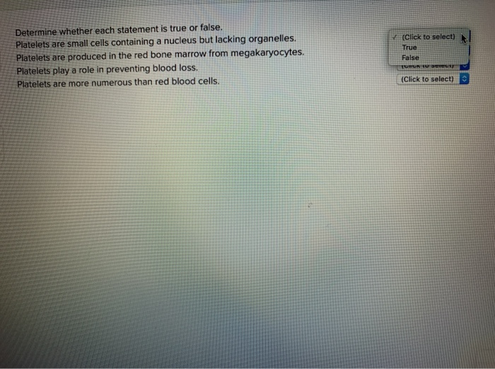 Solved Determine whether each statement is true or false. | Chegg.com