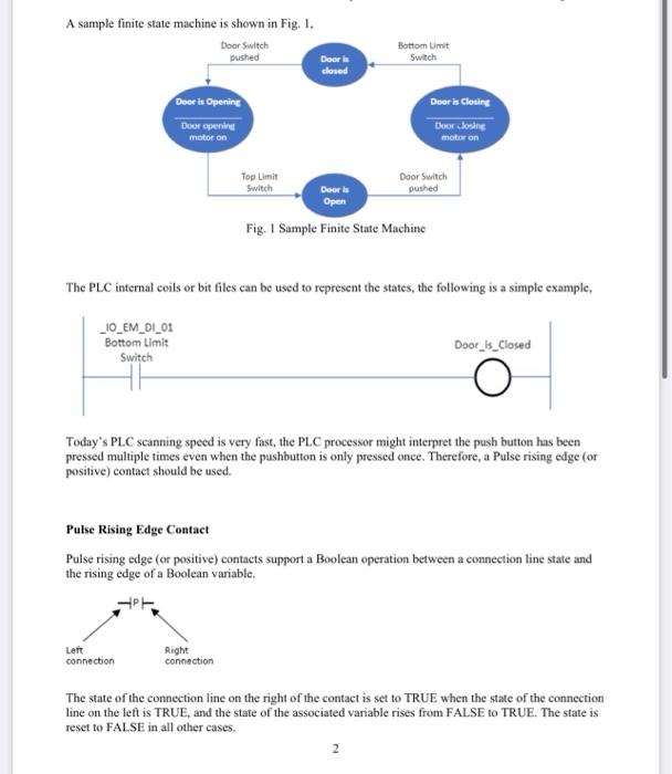 Solved write ladder logic for a PLC meeting all of these | Chegg.com
