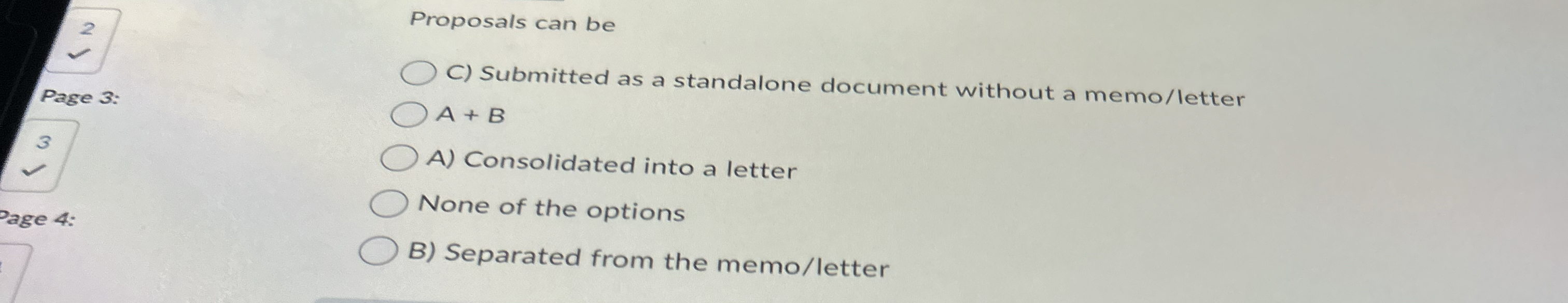 Solved Proposals can beC) ﻿Submitted as a standalone | Chegg.com