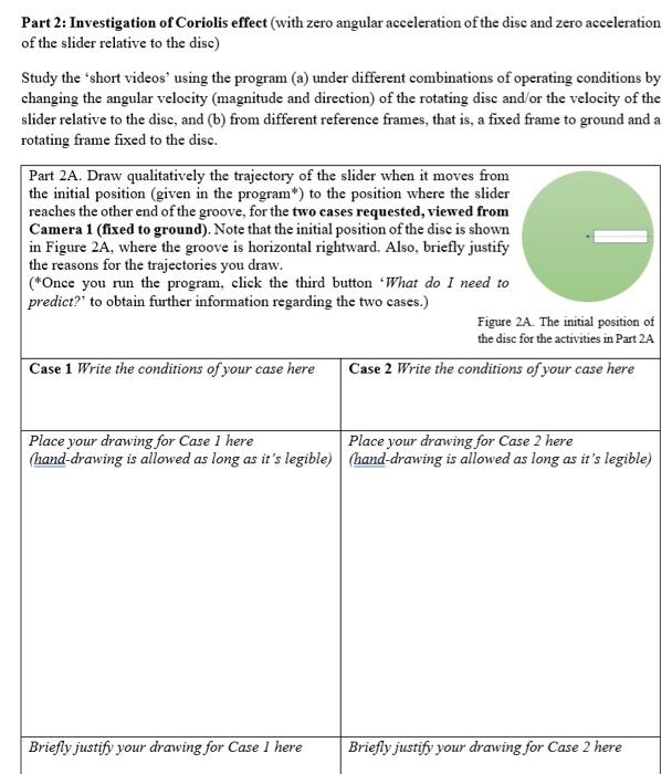 Solved Part 1. Velocity and acceleration analysis Part 1 | Chegg.com