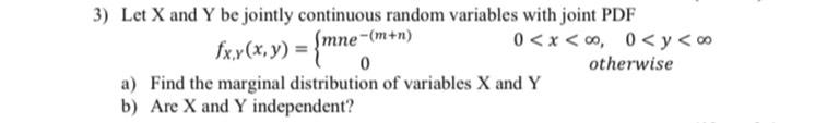 Solved Let x ﻿and Y ﻿be jointly continuous random variables | Chegg.com