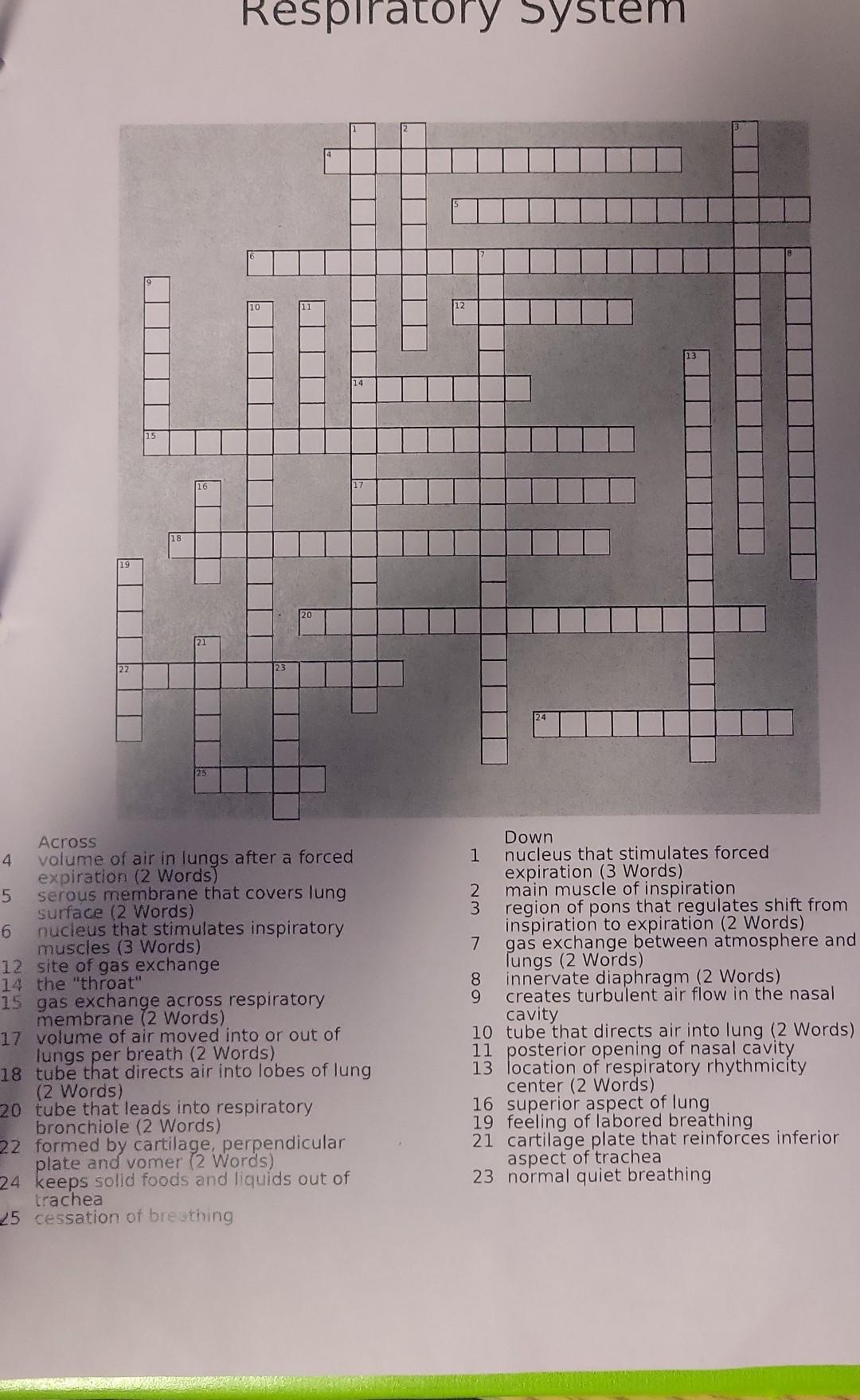 Solved Across 4 volume of air in lungs after a forced | Chegg.com