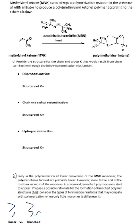 Solved Methylvinyl ketone (MVK) ﻿can undergo a | Chegg.com